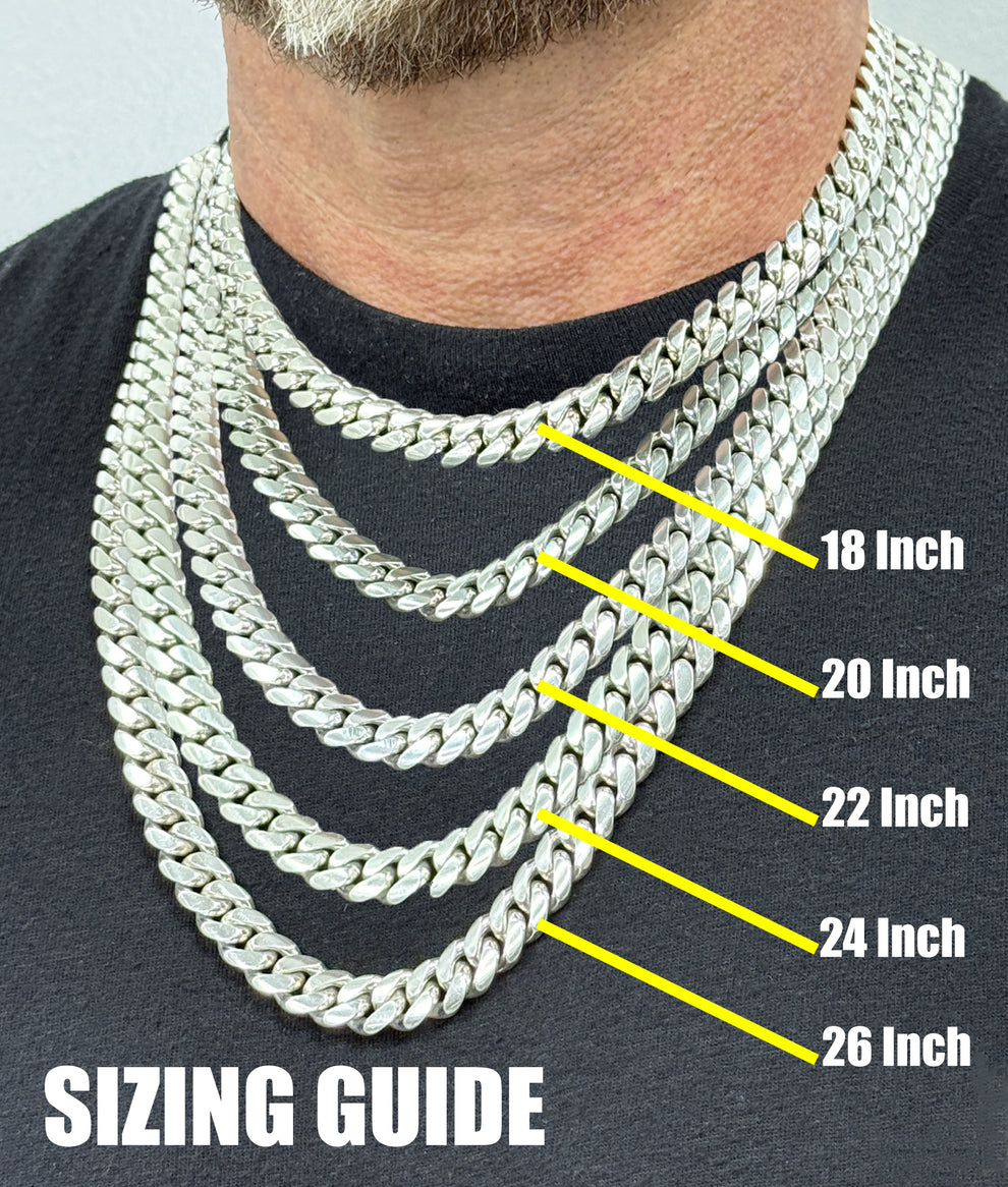 PURE Silver Cuban Links – Cuban Link Guy
