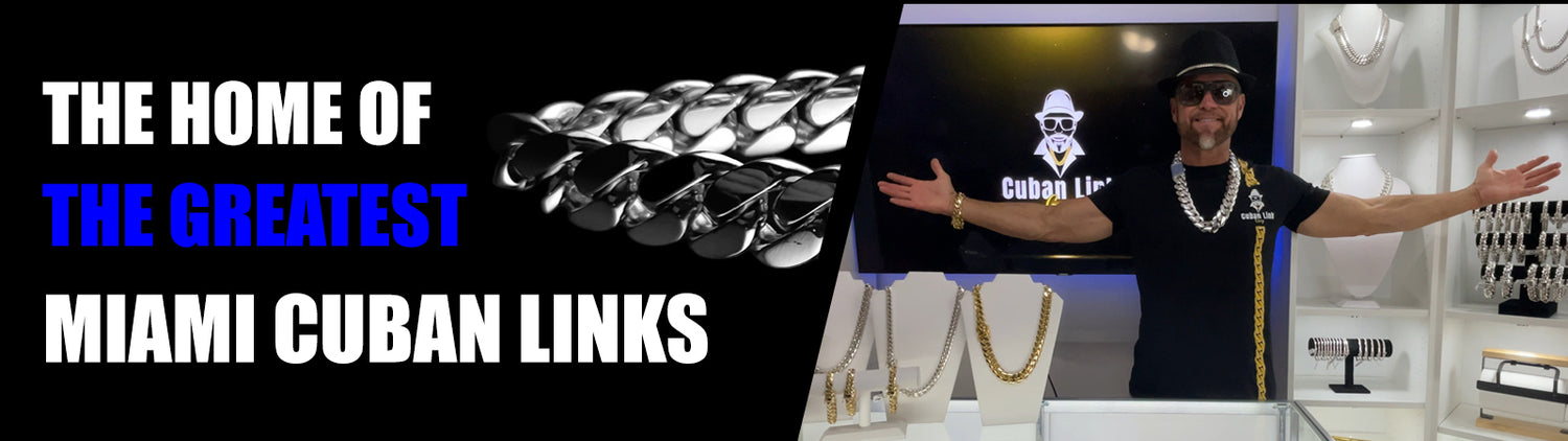 Cuban Link Guy Handcrafted silver and gold Miami Cuban Links